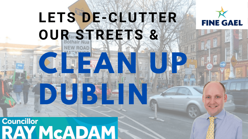 Removing clutter from our City streets – Councillor Ray McAdam