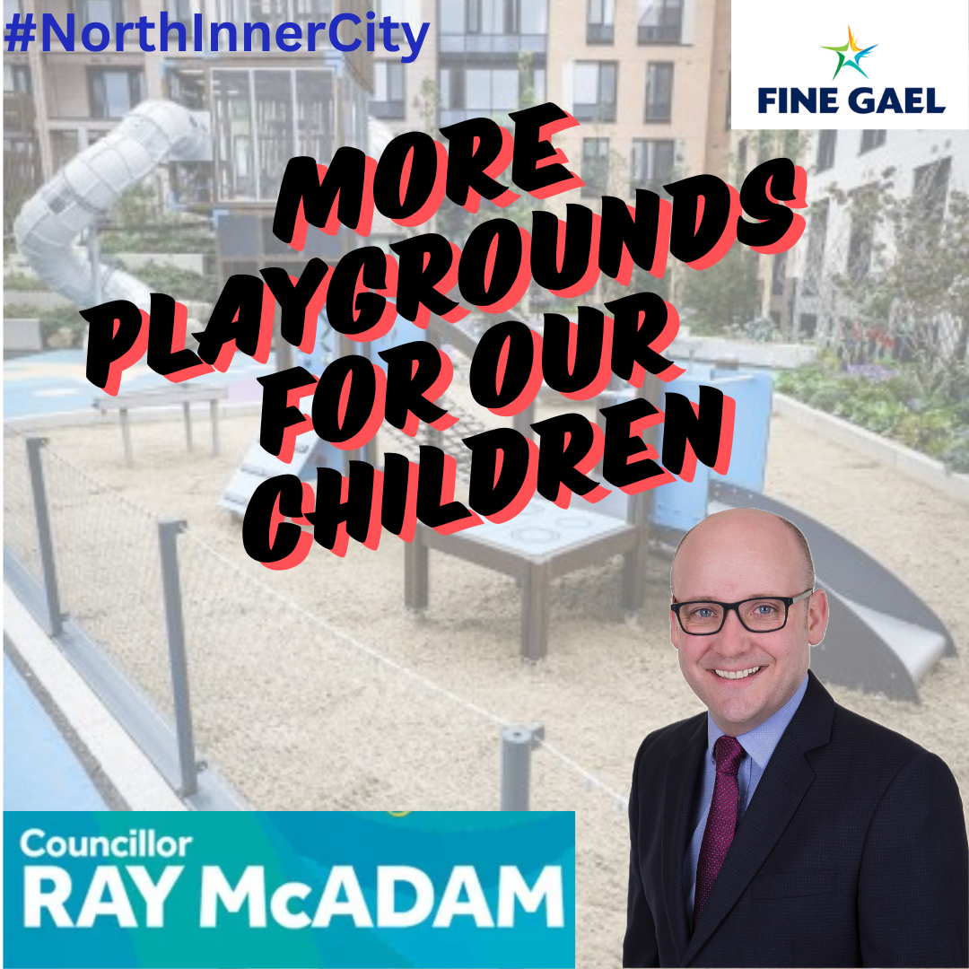More playgrounds needed for children – Councillor Ray McAdam